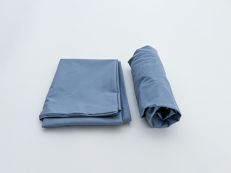 Denim Blue Crib Sheets – Natural For My Baby